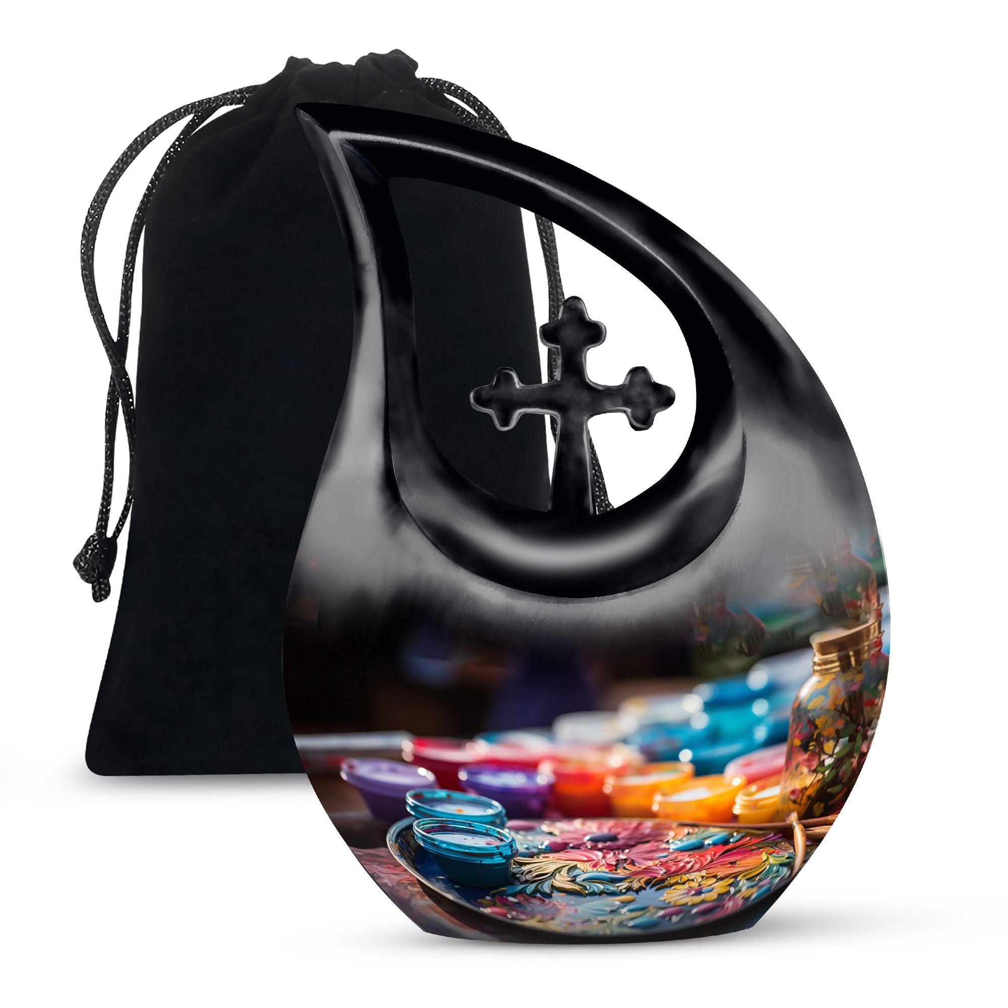 Brush Urn, Extra Large Cremation Urn For Human Ashes – Yatskia Urns