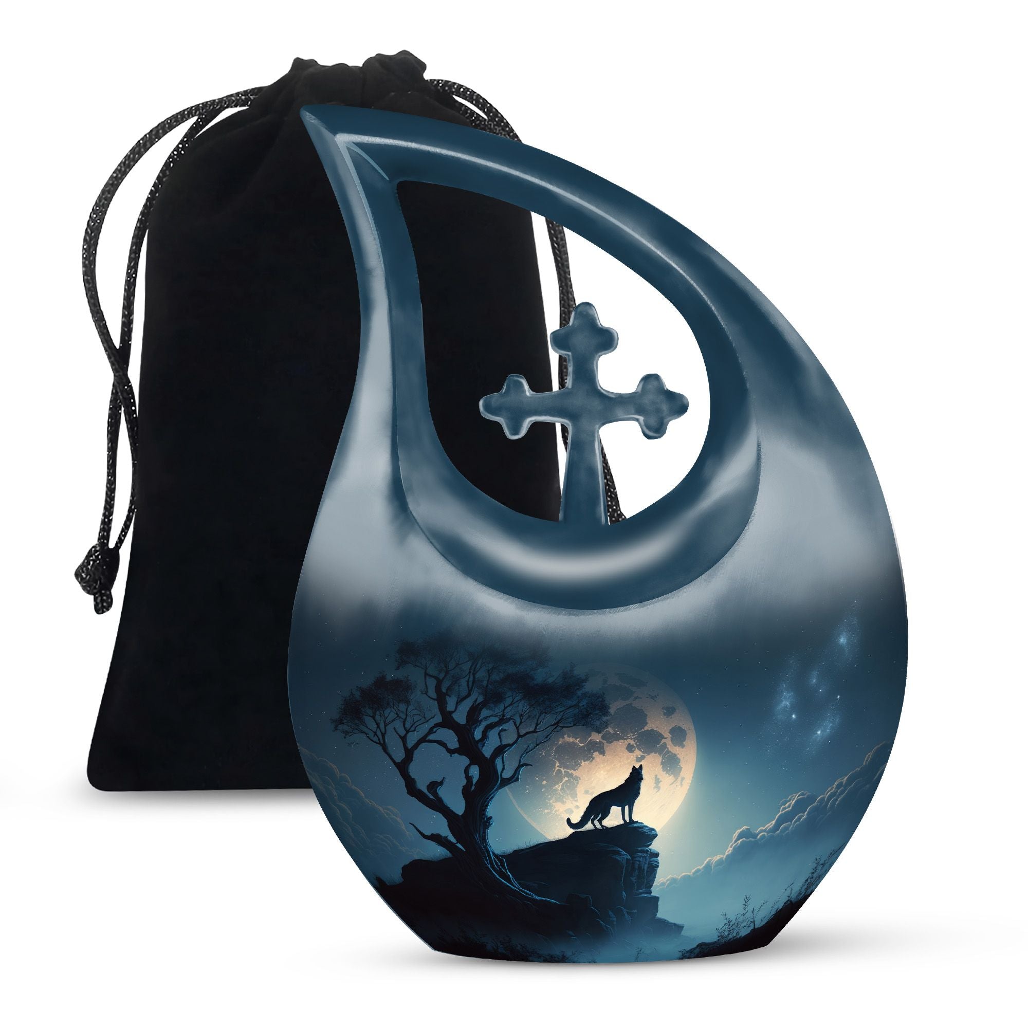 Moon Cremation Urns for Ashes - Moon Design Memorial Urns – Yatskia Urns