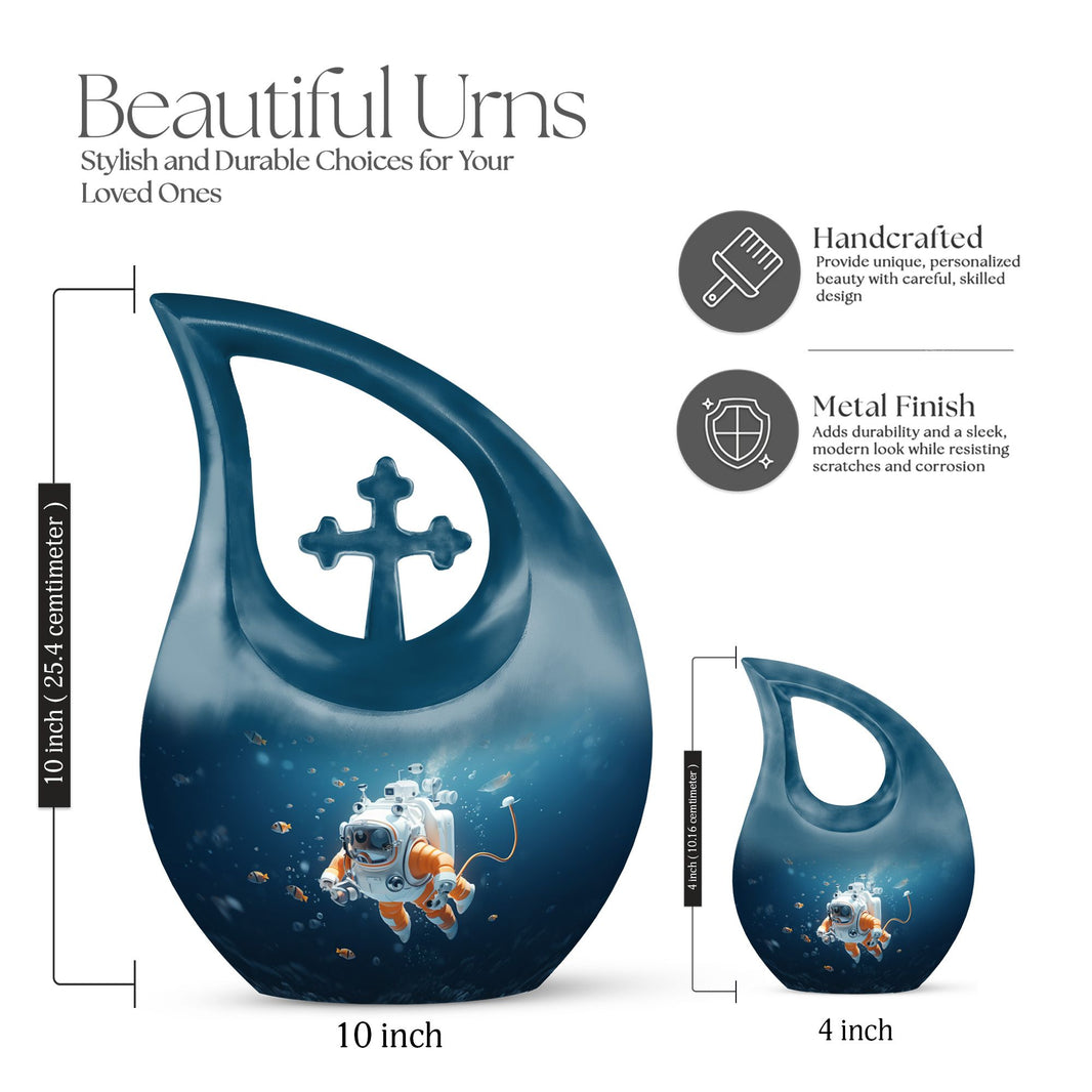 Ocean Themed Cremation Urns for Ashes - Buy Ocean Wave cremation Urns ...