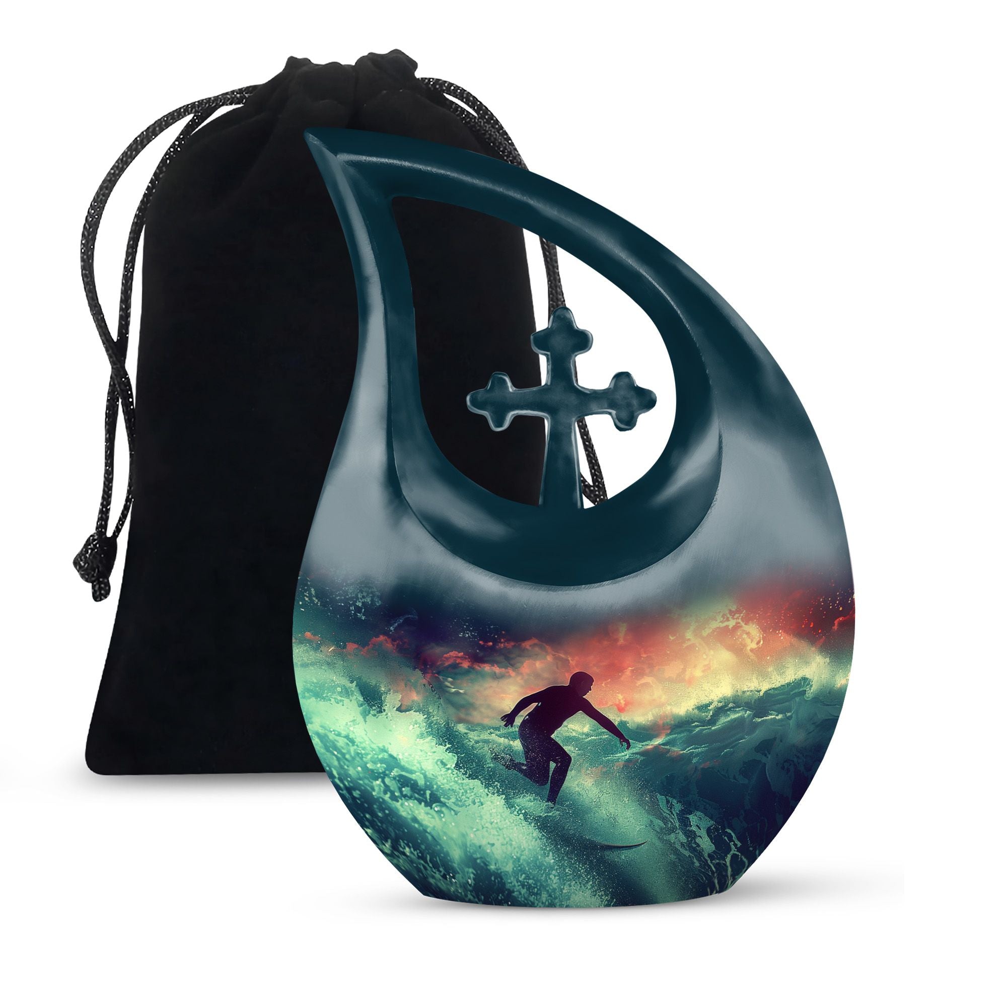 Surfing Solar Tide Urn: Large Urn For Sale in Affordable Range ...