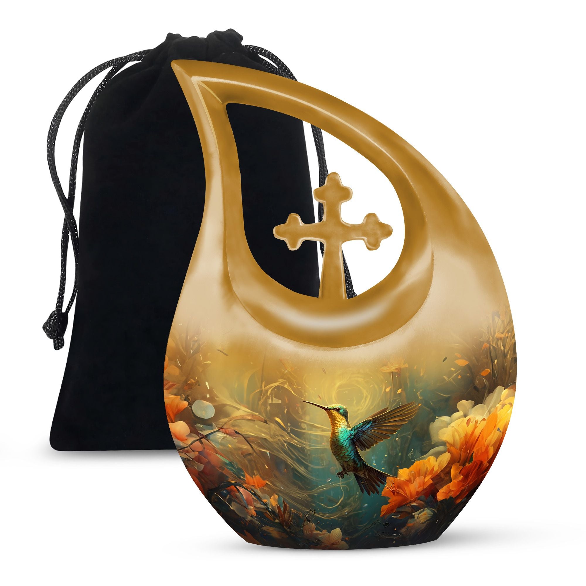 Humming Birds Memorial Urn - Funeral Urns For Human Ashes For Adult ...