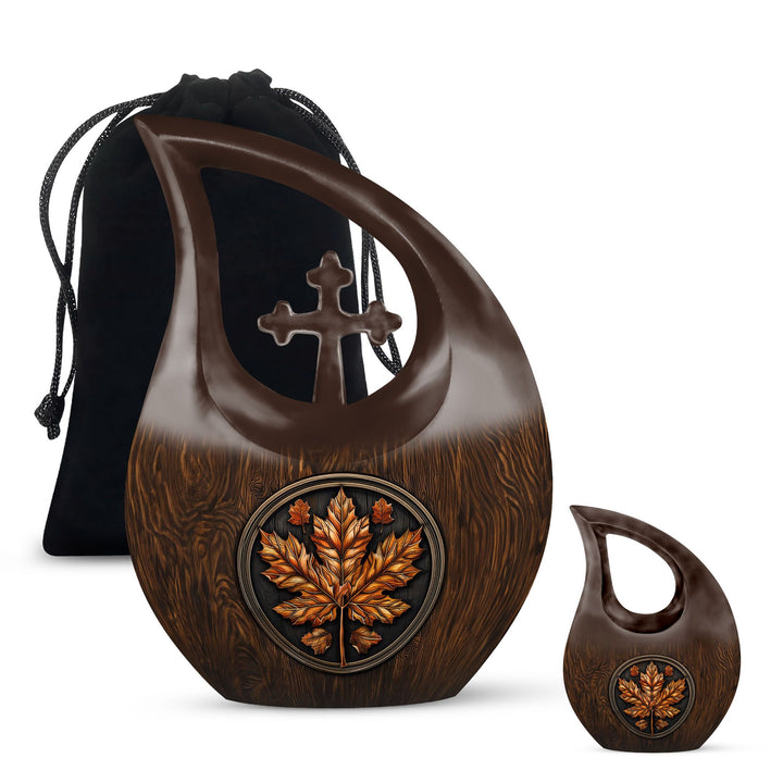 Buy Maple Leaf Urns - Maple Leaf Cremation Urns For Human Ashes ...