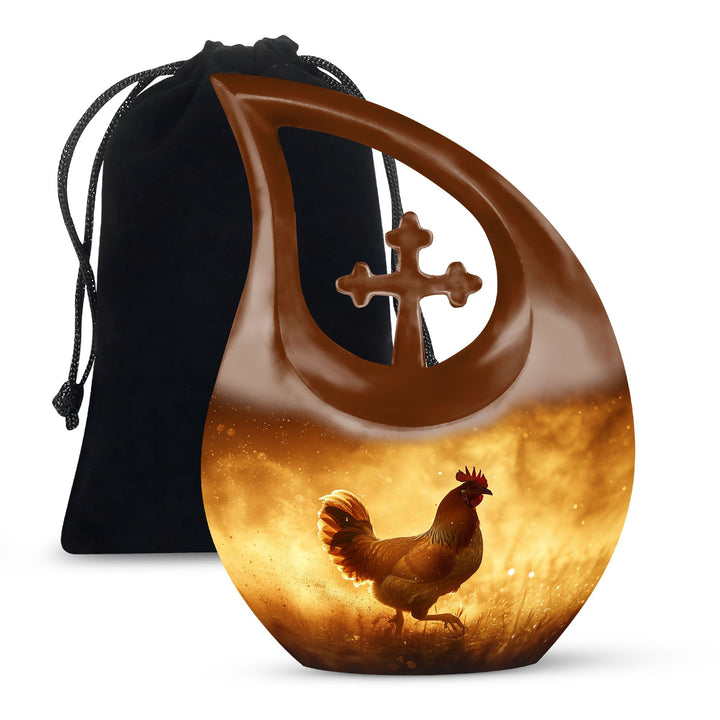 Chicken Urns - Chicken Ashes Memorial Urns, Rooster Urns For Ashes ...