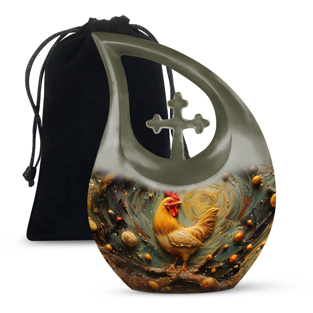 Chicken Urns - Chicken Ashes Memorial Urns, Rooster Urns For Ashes ...