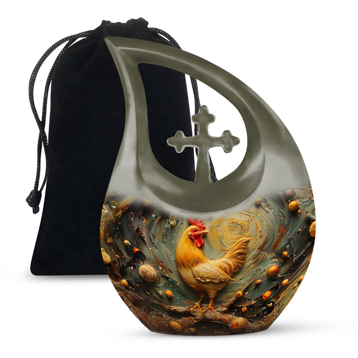 Chicken Urns - Chicken Ashes Memorial Urns, Rooster Urns For Ashes ...