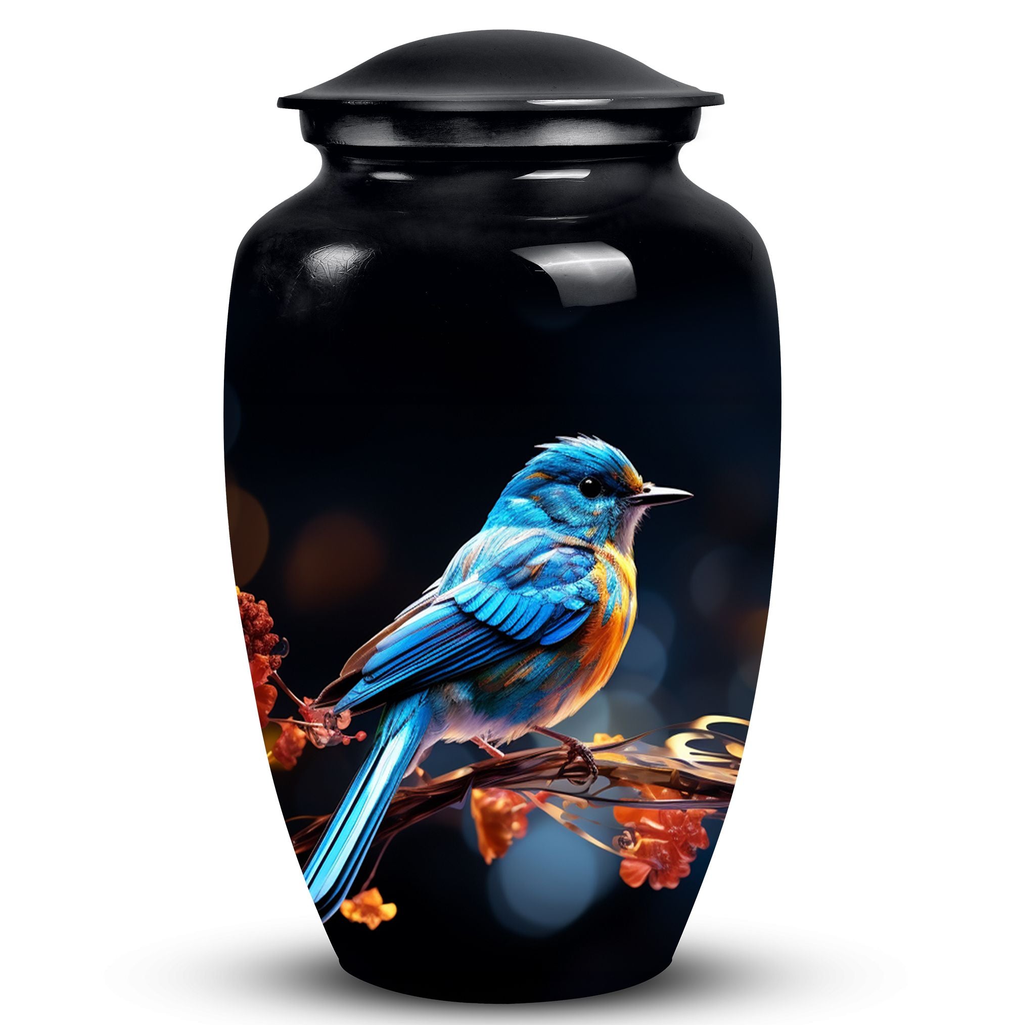 Unique Sparrow Metal Cremation Urn - Medium Size – Yatskia Urns
