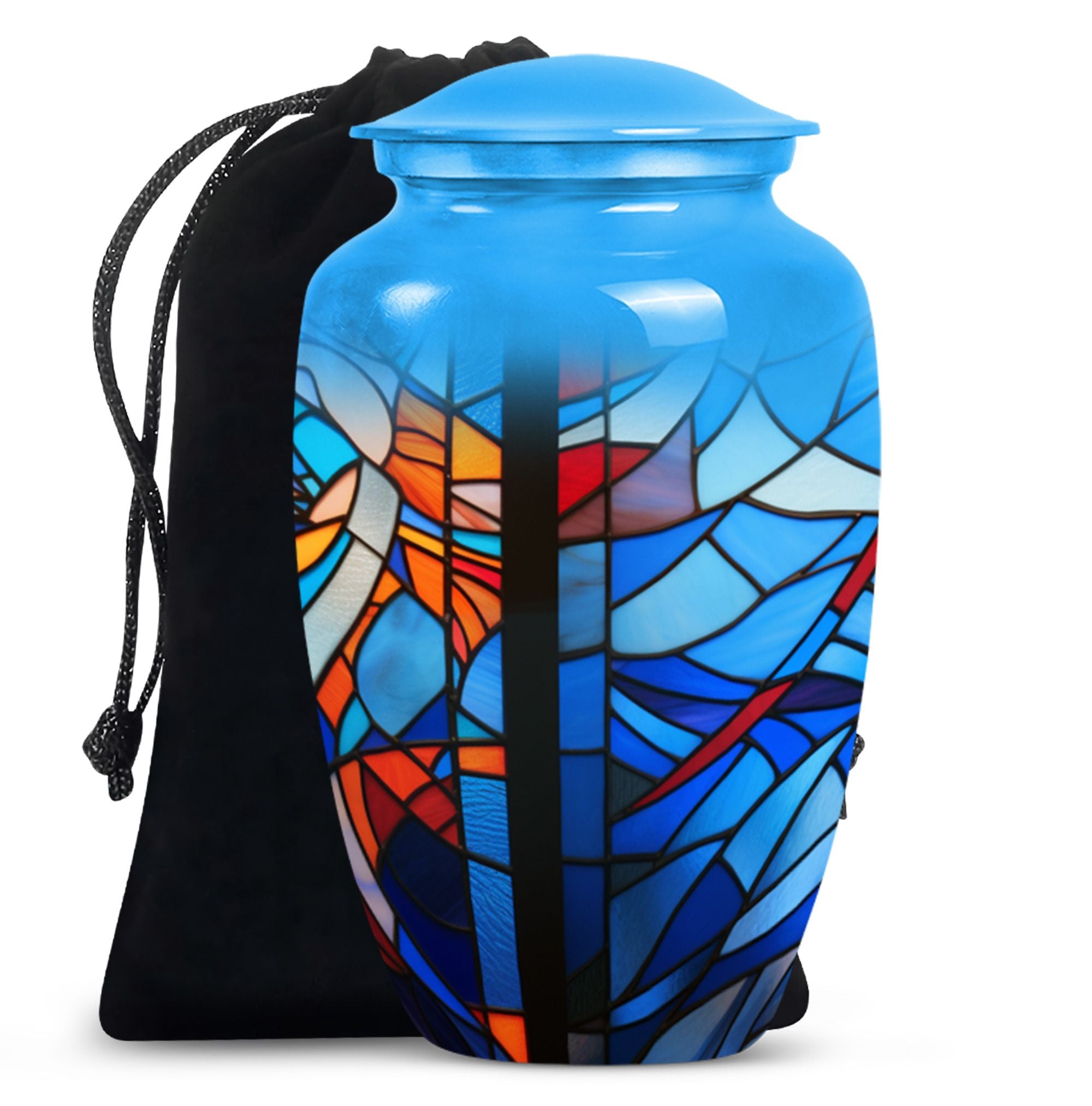 Stained Glass Mini Urns For Human Ashes Memorial, Funeral Cremation Ur ...