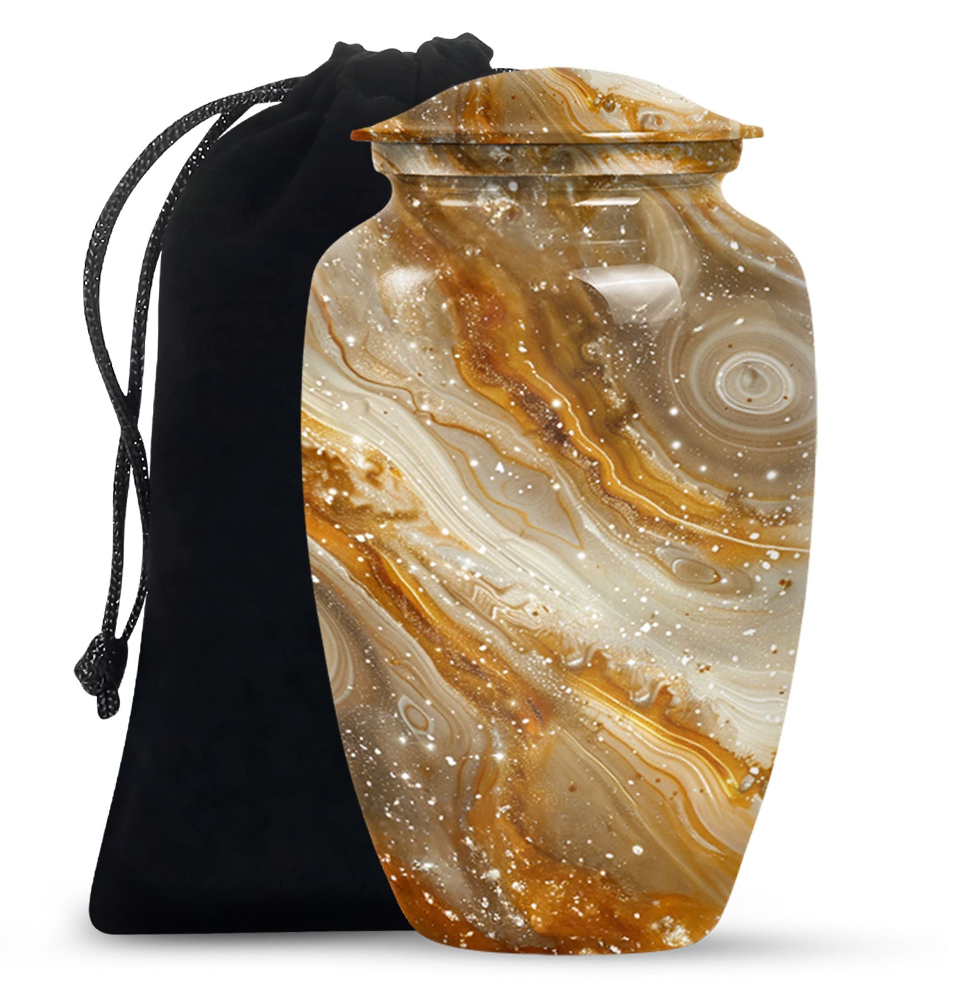 Colourful Swirl Urn: Classy Memorial Forever Urn | Keepsake Urn ...