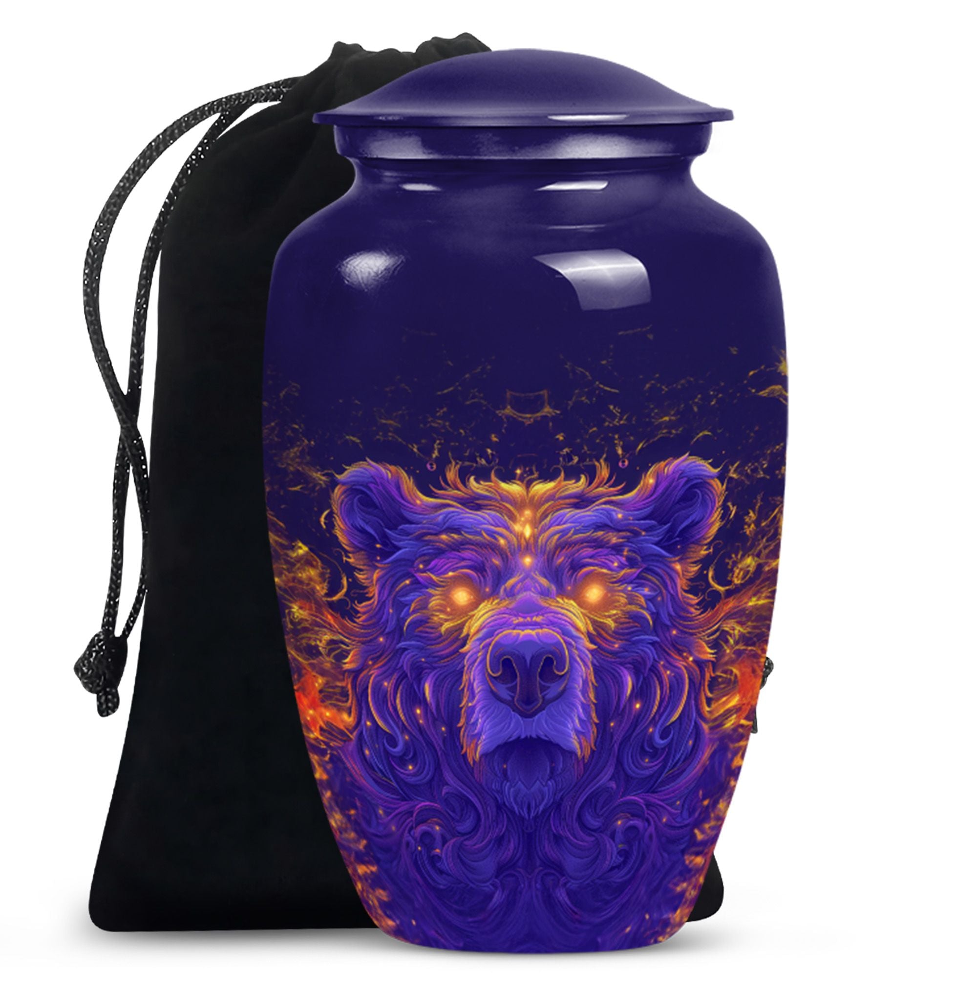 Classic Bear Urn: Large Cremation Urn for Men - Keepsake Urn – Yatskia Urns