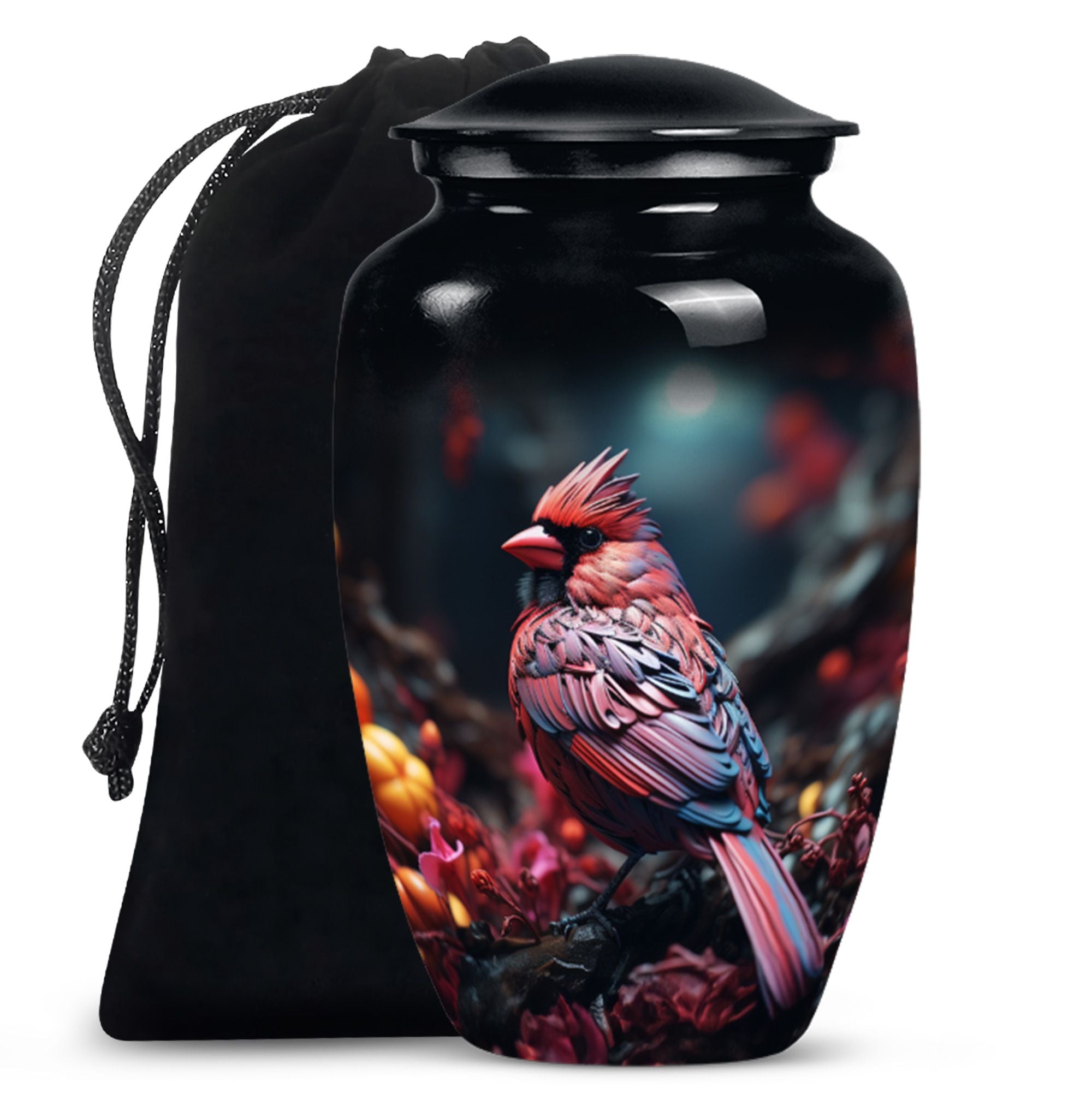 Cardinal Bird Urn & Large Burial Urns – Beauty Meets Elegance – Yatskia ...