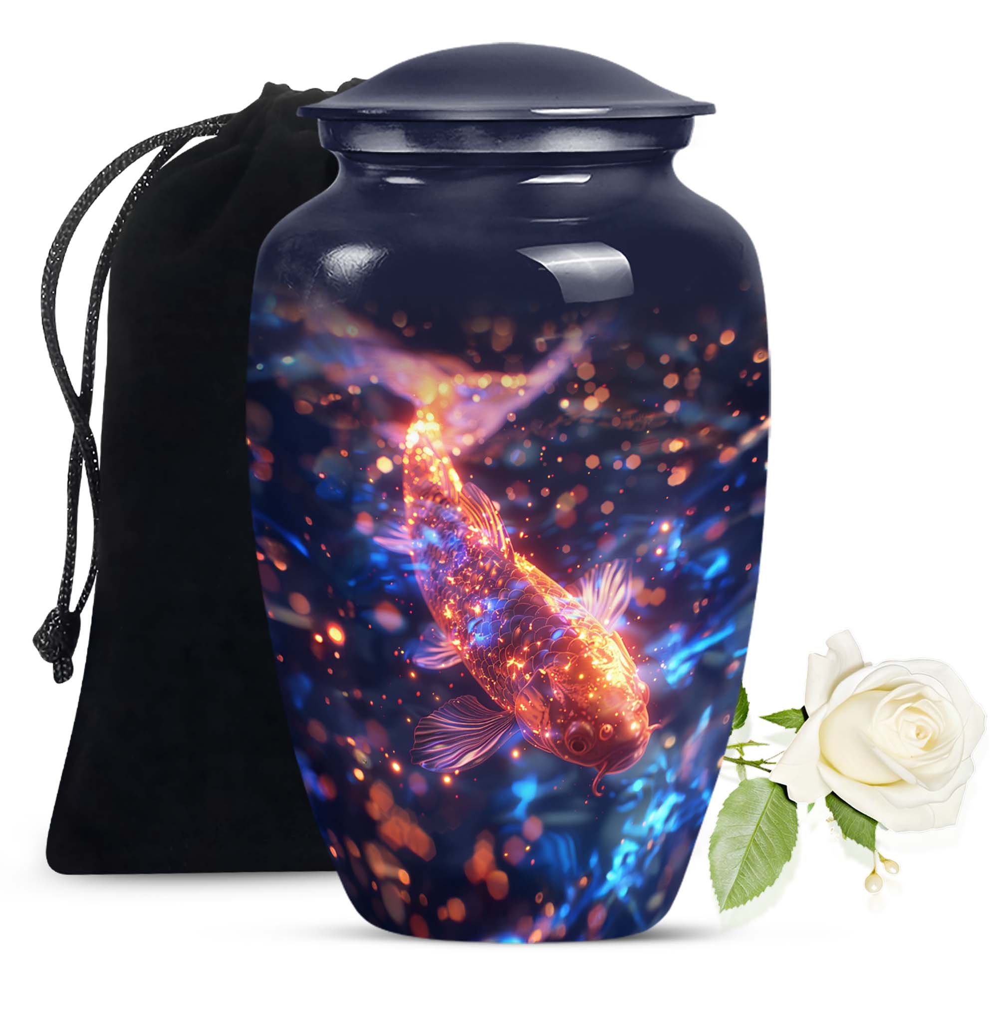 Fish Cremation Urn For Human Ashes - Container For Cremated Human Ashes ...