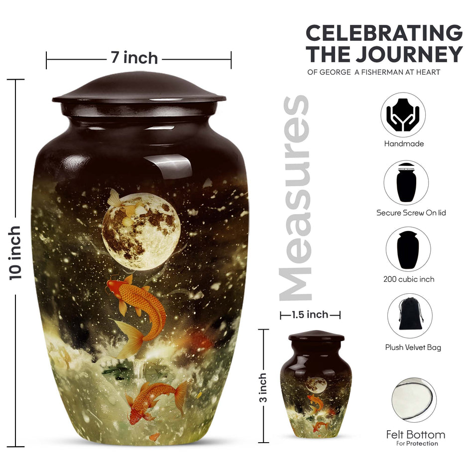 Large Cremation Urns for Adults - Cremation Urns Large (10 Inch ...