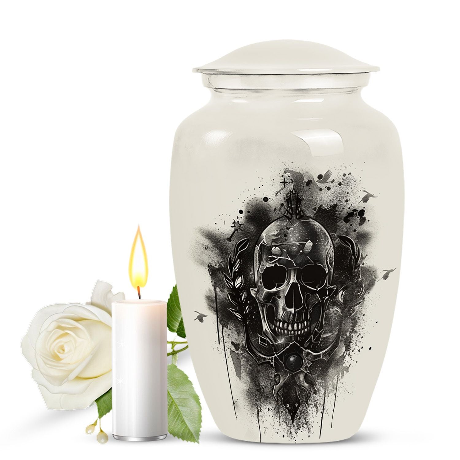 Catholic Urn & Funeral Ash Urn | Miniature Keepsake Urn For Human Ashes ...