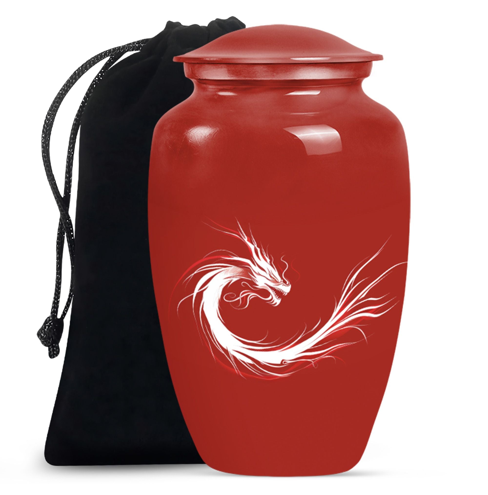 Dragon Urn For Adult Ashes - Container For Cremated Human Ashes ...