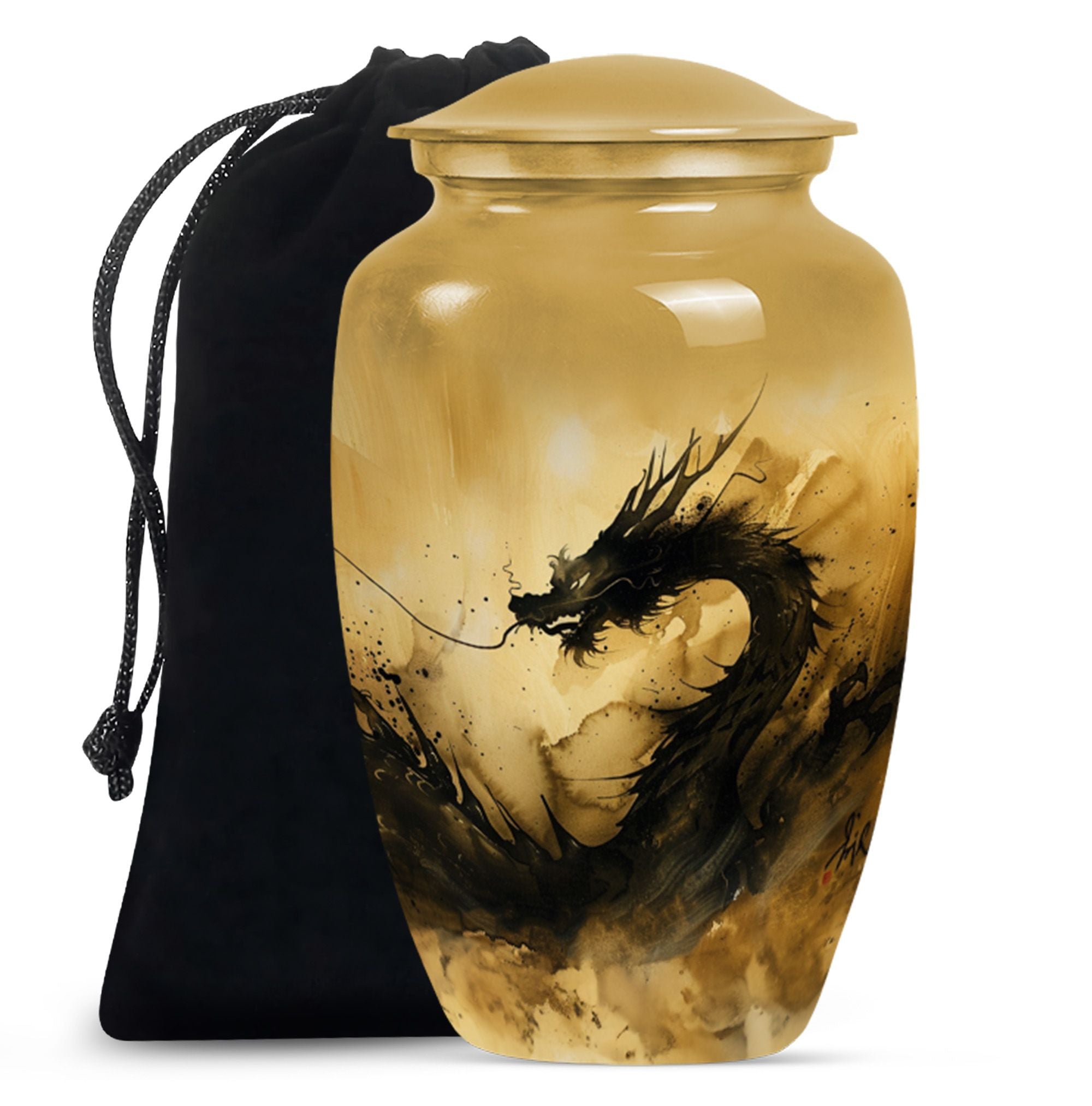 Dragon Cremation Urn | Funeral Cremation Urn For Adult Human Ashes ...