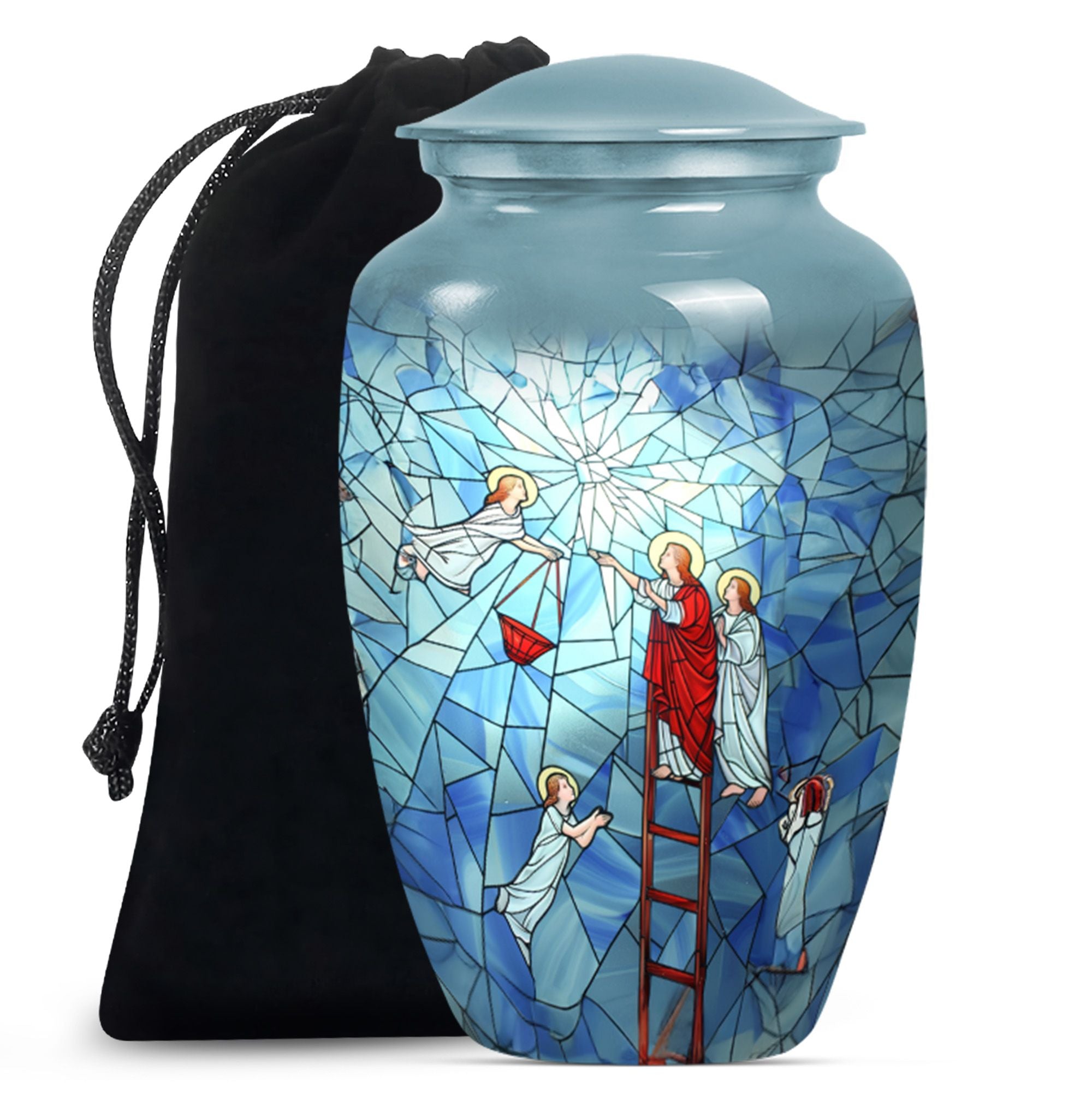 Stained Glass Urn: Exceptional Choice for Male Cremation Urn – Yatskia Urns