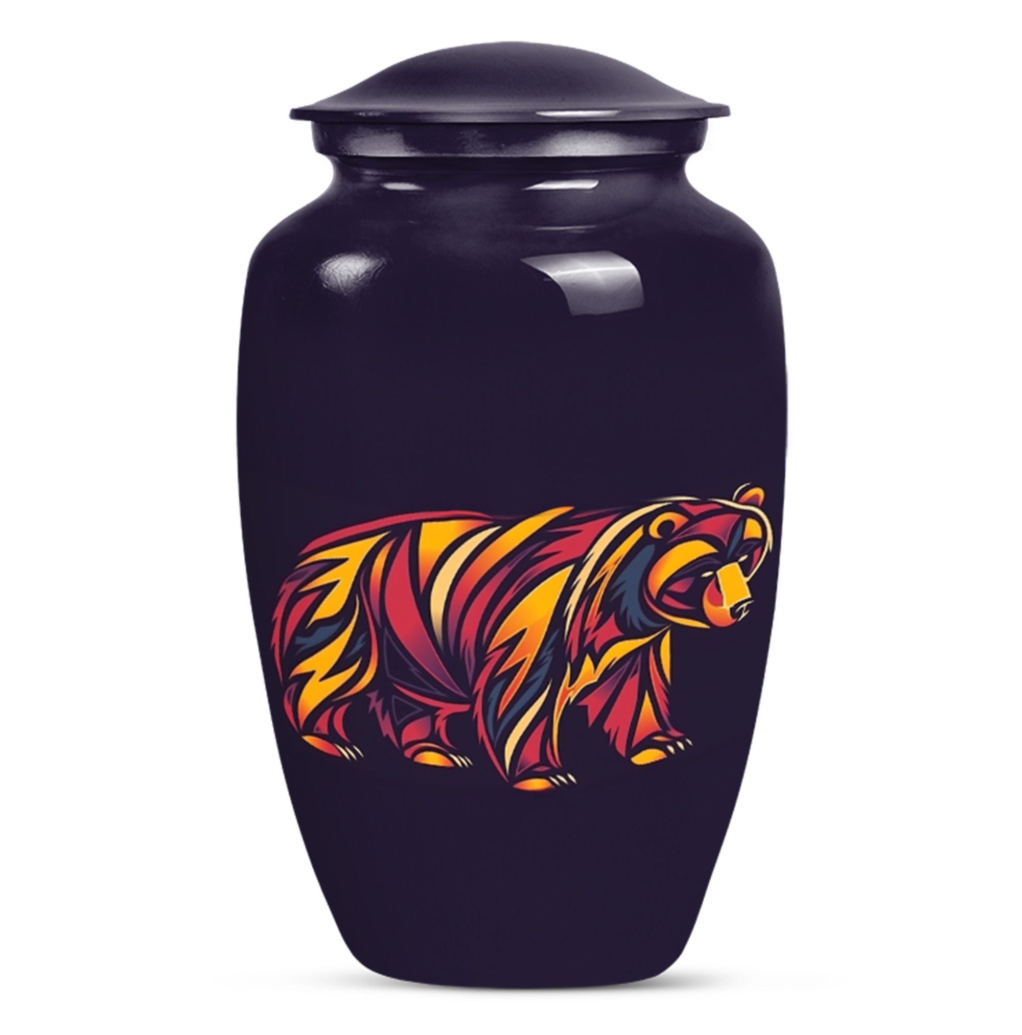 Elegant Bear Urn: Medium Sized Funeral Urn for Human Ashes – Yatskia Urns