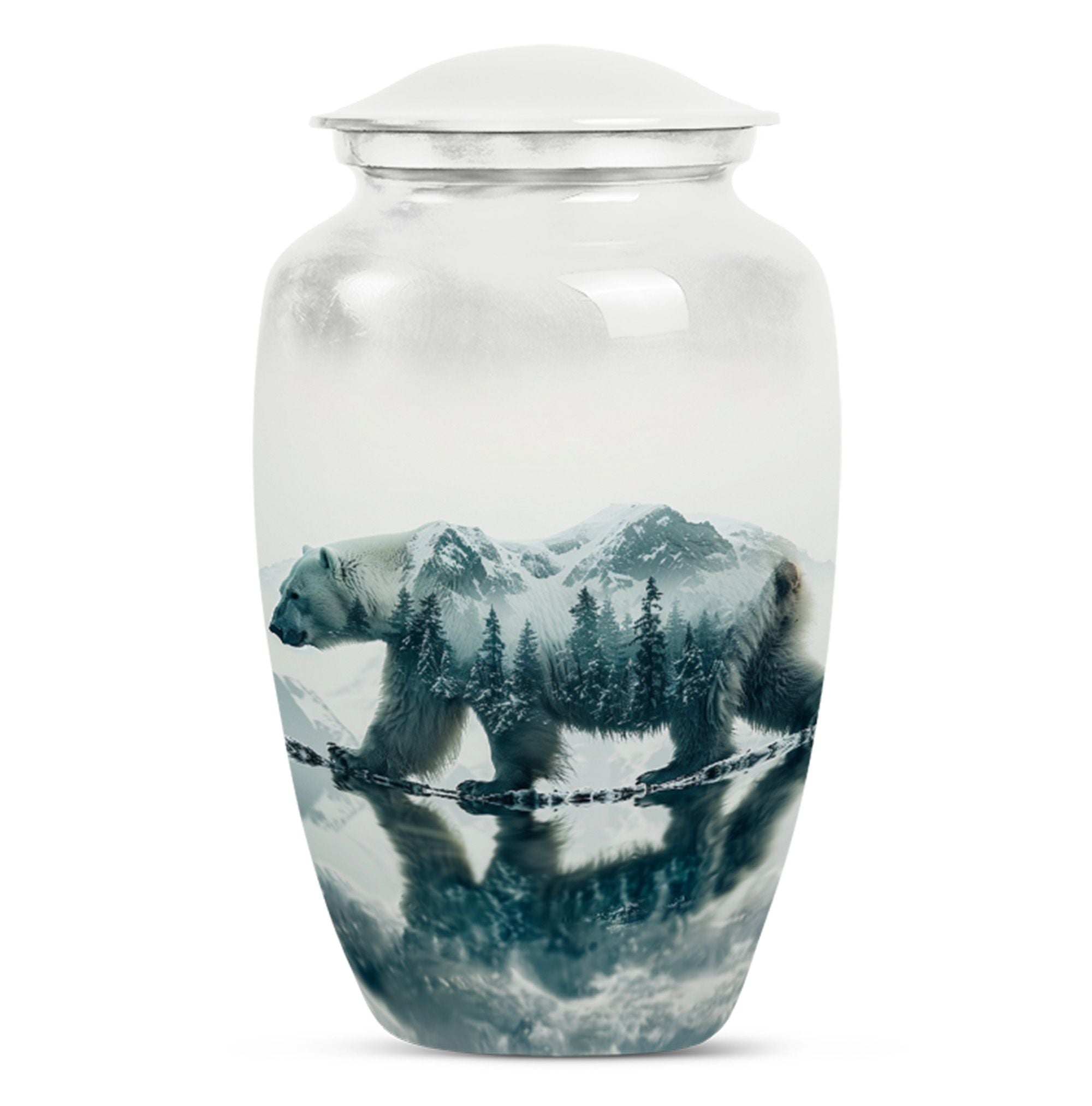 Bear Urn for Mom | Decorative Large Memorial Ashes Urn For Mom ...