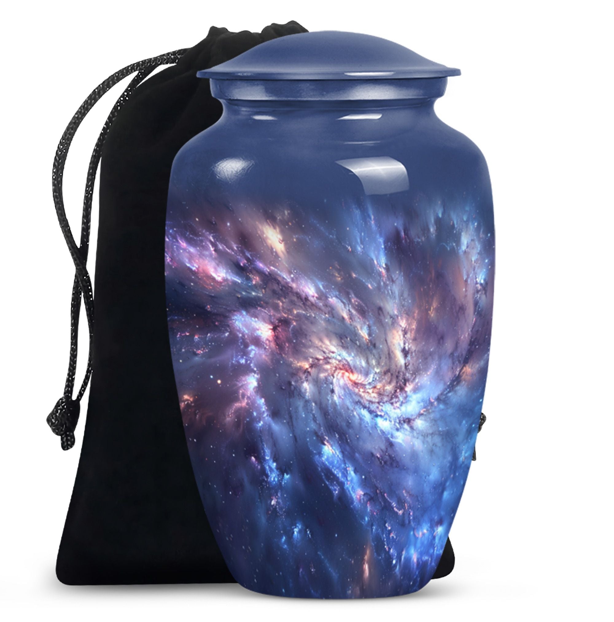 Stylized Artistic Decorative Galaxy Urn - Large Human Ashes Urn ...