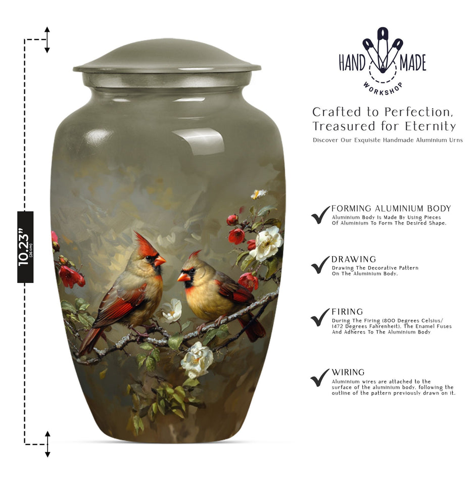 Cardinal Bird Urns - Buy Cremation Urns With Cardinal Bird Designs ...