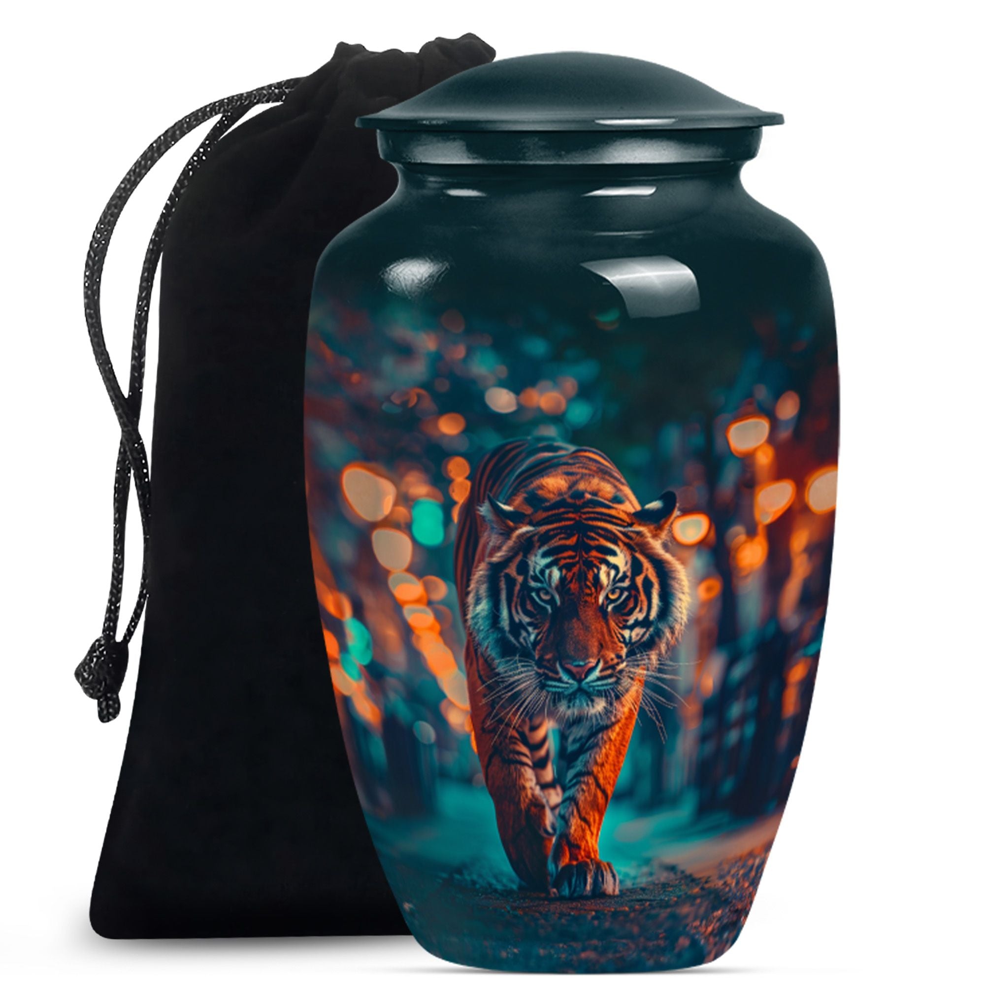 Tiger Urn, Funeral urn for ashes for women | 10-inch Classic Cremation ...