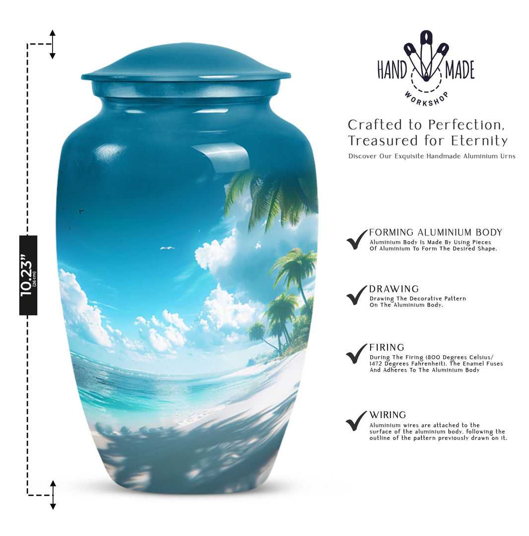 Ocean Themed Cremation Urns for Ashes - Buy Ocean Wave cremation Urns ...