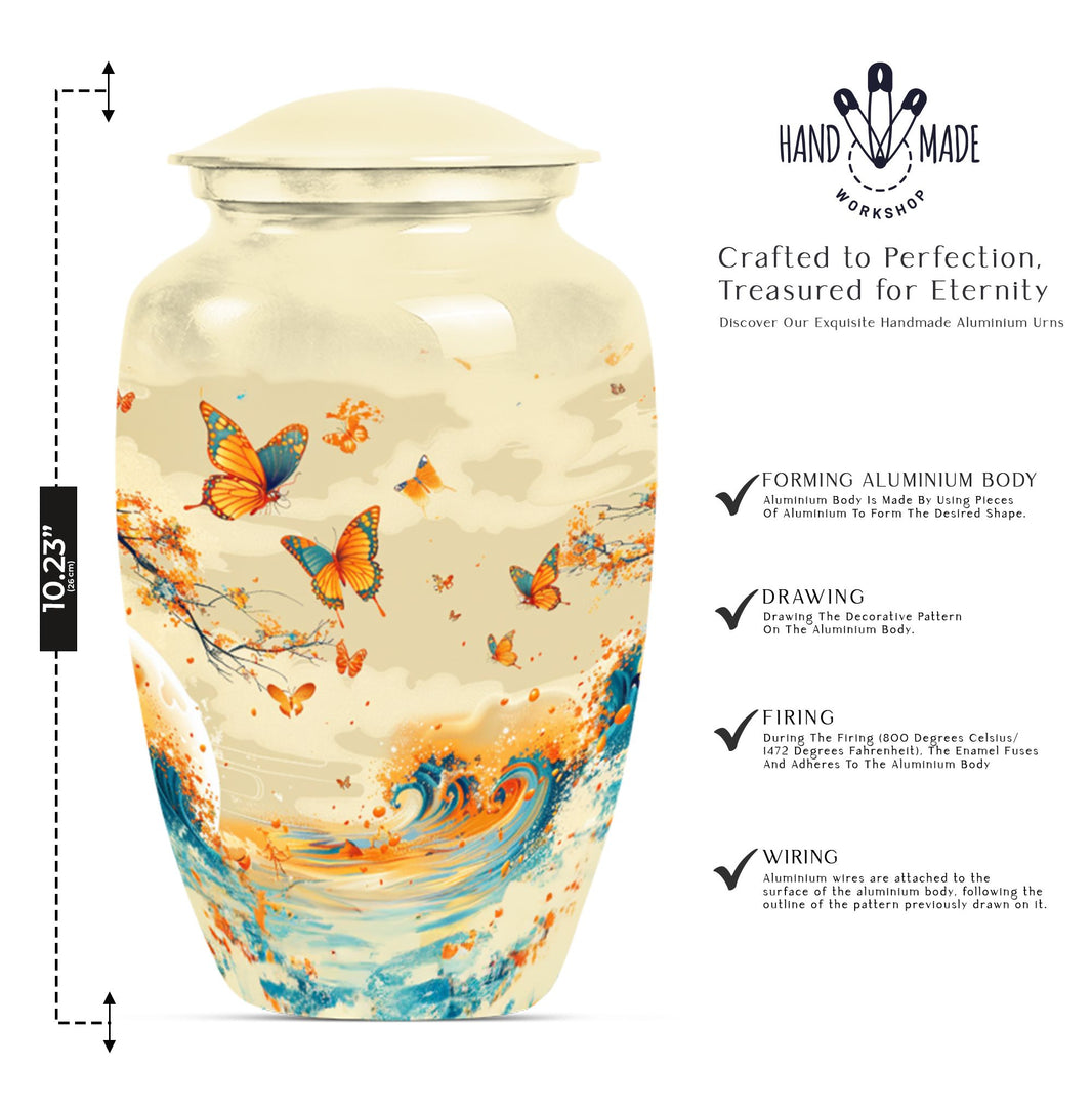 Butterfly Cremation Urns for Ashes | Flying Butterfly Urns For Adult ...