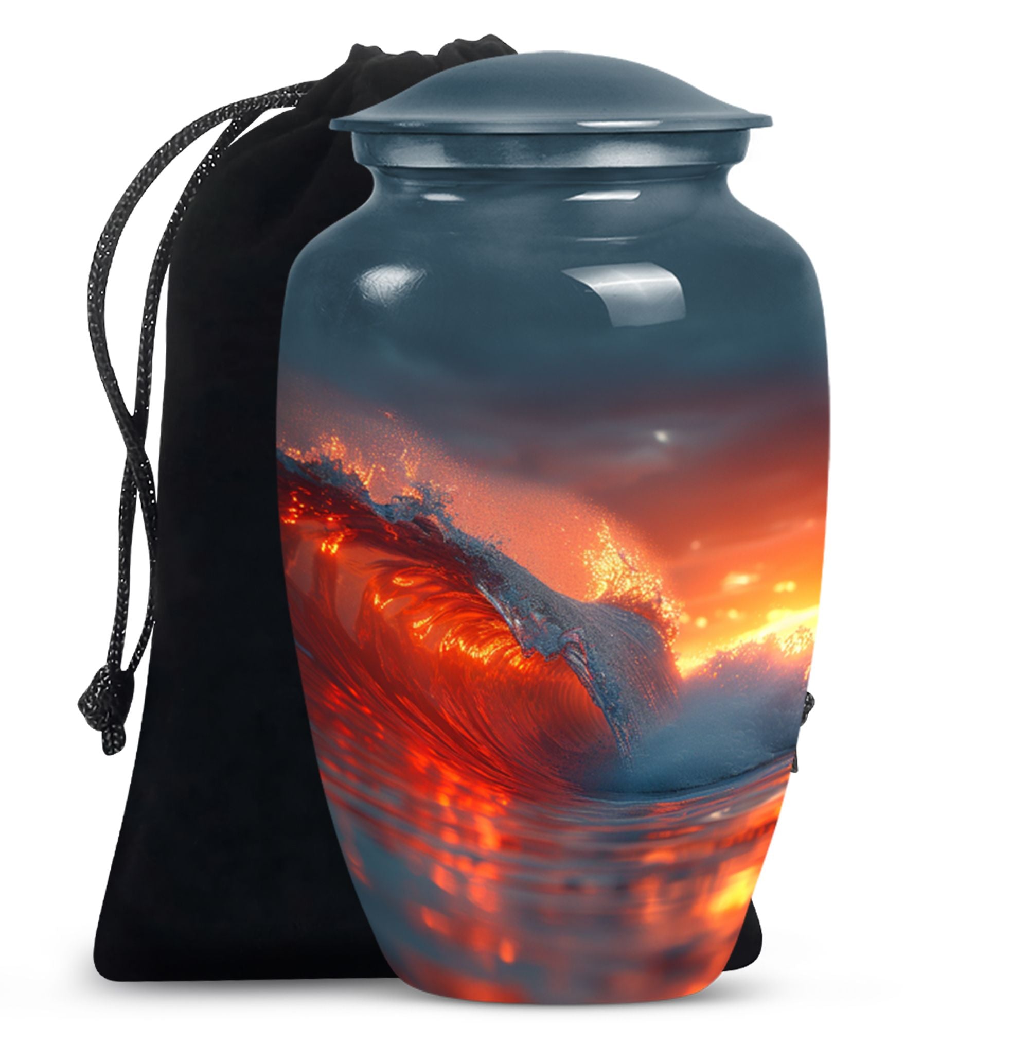 Ocean Themed Cremation Urns for Ashes - Ocean Wave Urns – Yatskia Urns