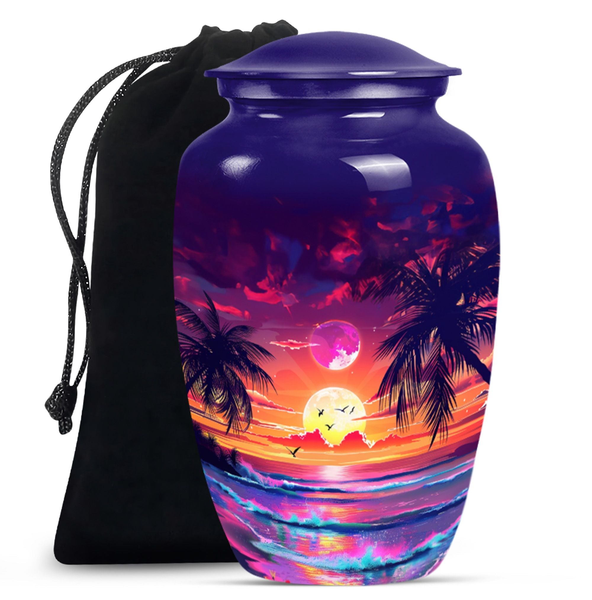 Sunset Cremation Urn For Adult Ashes Memorial & Funeral Urn – Yatskia Urns