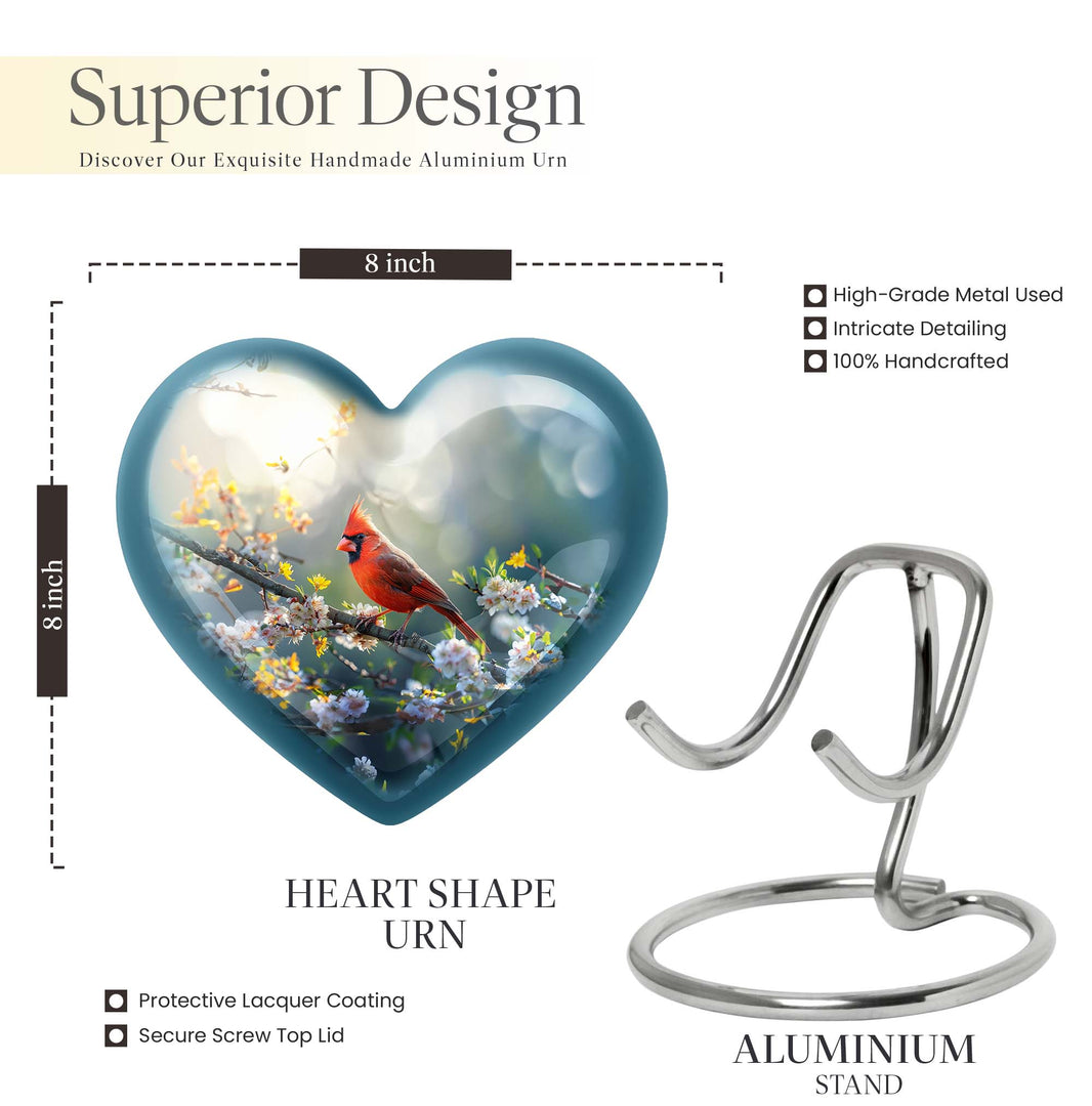 Cardinal Bird Urns - Buy Cremation Urns With Cardinal Bird Designs ...