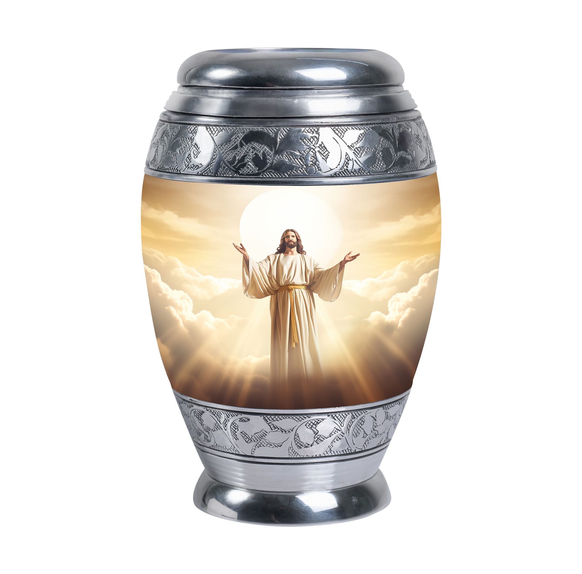 Jesus Christ With Holy Cross Urn | Unique Memorial Gift – Yatskia Urns