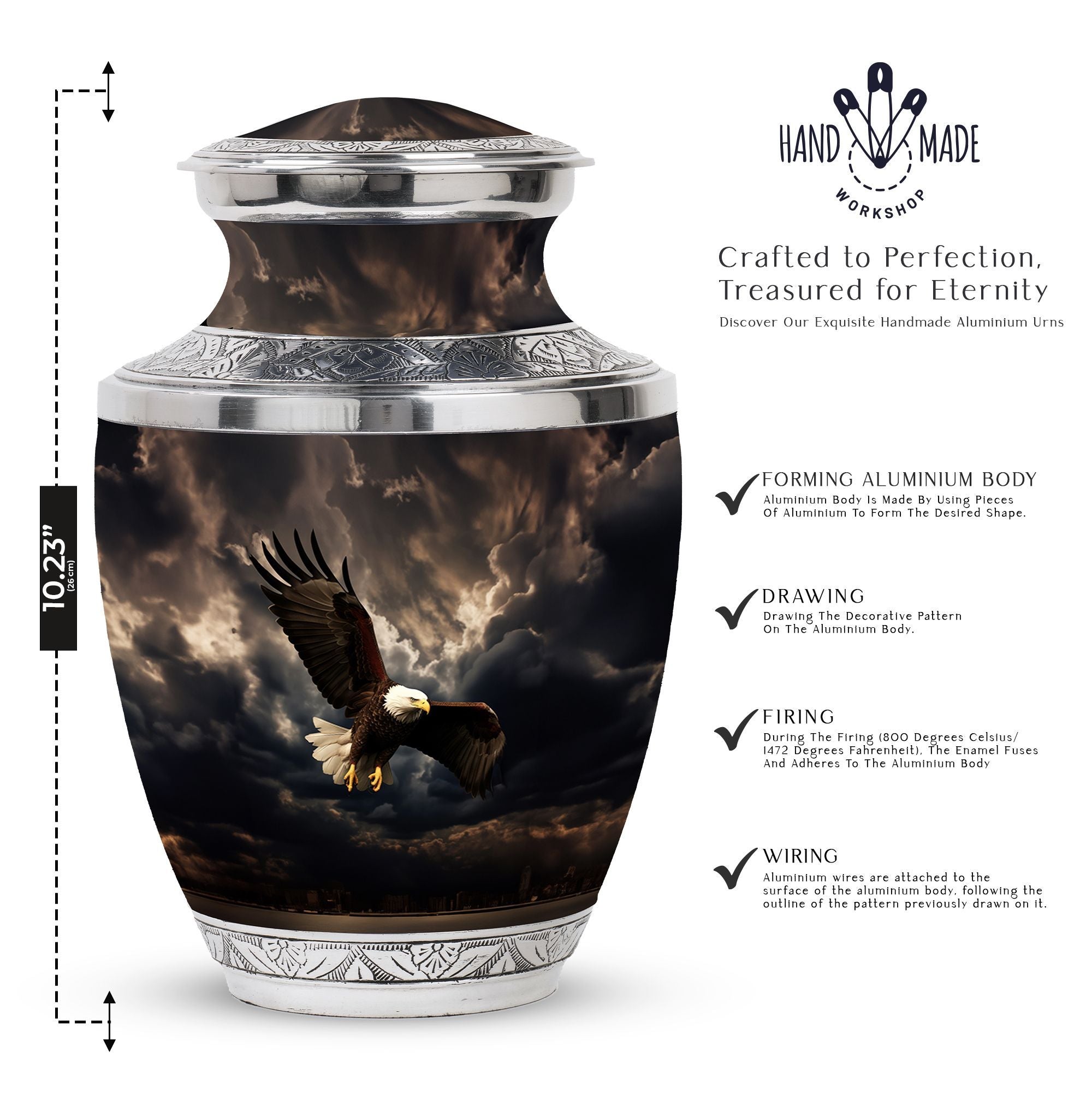 Buy Eagle Cremation Urns - Eagle Urns For Ashes, Eagle Keepsake Urns ...