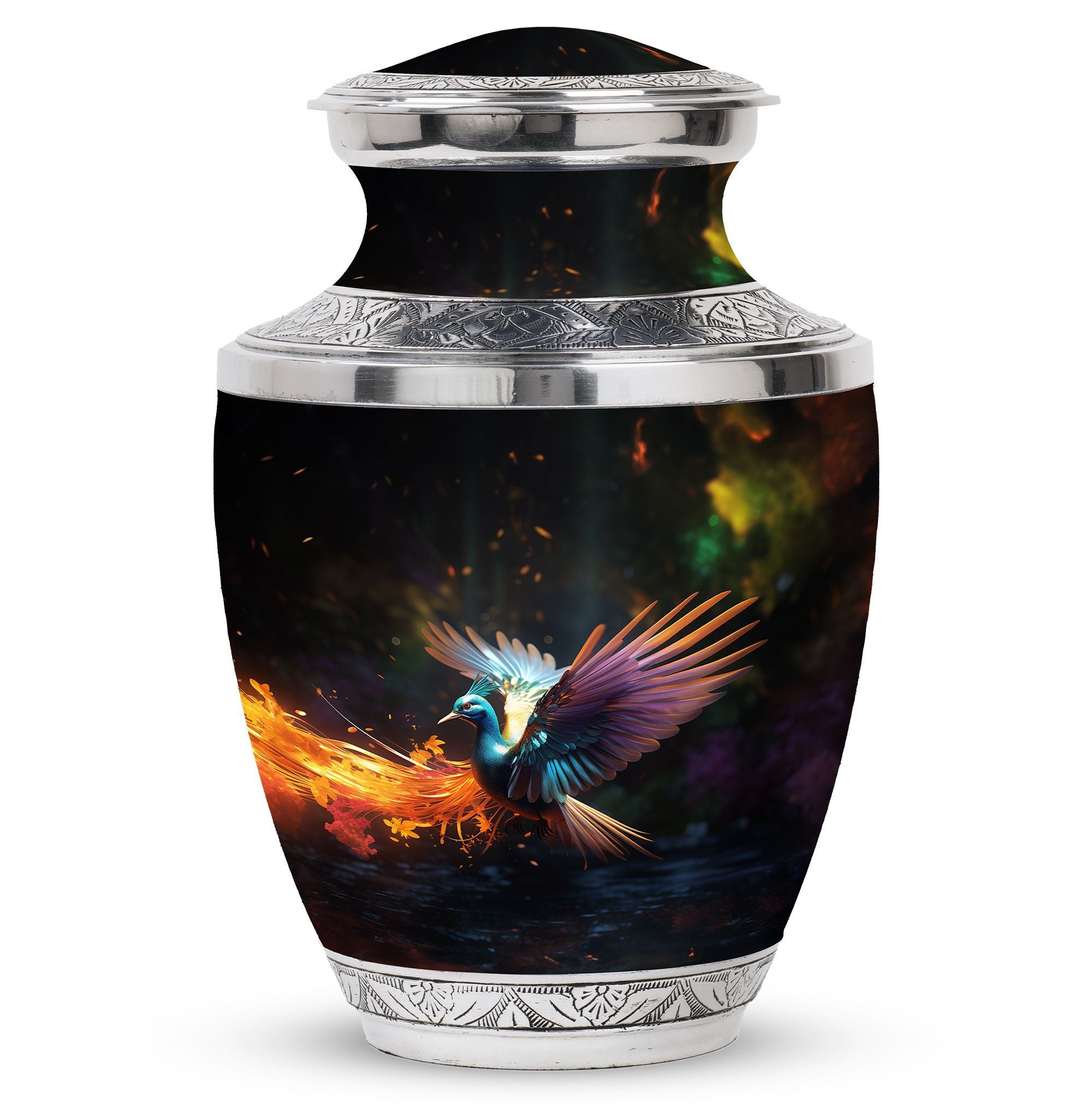 Elegant Colorful Swan Urn and Keepsake Urn for Lasting Memories ...